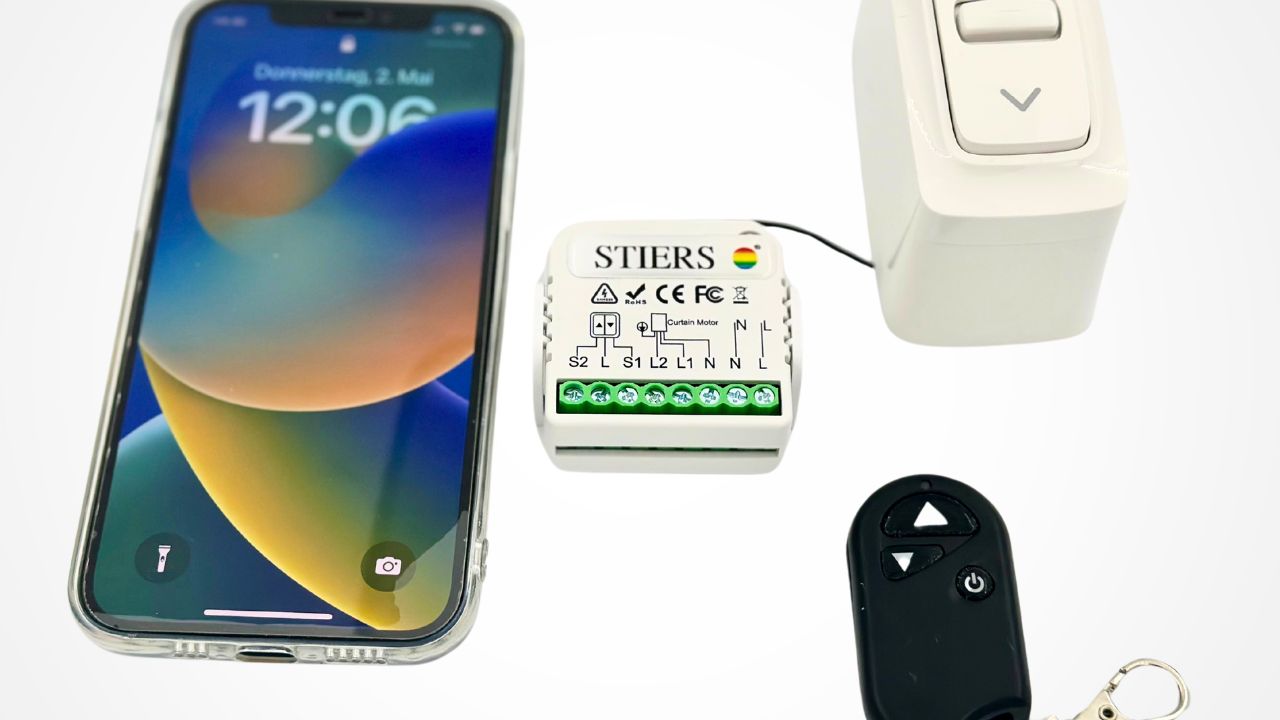 Smarte Motorleinwand Steuerung